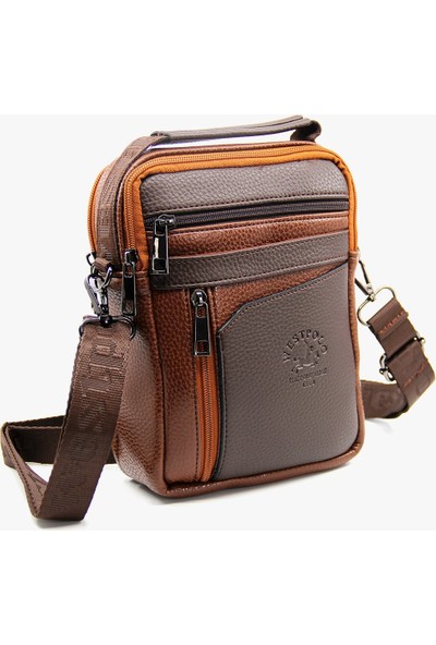 West Polo Taba-Kahverengi Askılı Erkek El ve Omuz Çantası WP7009 West Polo Taba-Kahverengi Askılı Erkek El ve Omuz Çantası WP7009