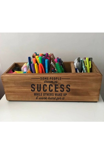 Wood Retro Ahşap Kutu Organizer