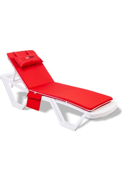 Sunfabric Şezlong Minderi Kırmızı