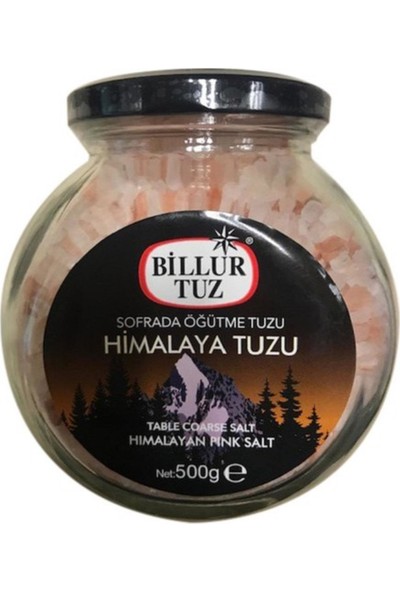Billur Tuz Öğütme Himalaya Kavanoz 500 gr