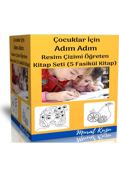 Enine Boyuna Eğitim Çocuklar Için Adım Adım Resim Çizimi Öğreten Kitap Seti (5 Fasikül Kitap) Enine Boyuna Eğitim Çocuklar Için Adım Adım Resim Çizimi Öğreten Kitap Seti (5 Fasikül Kitap)