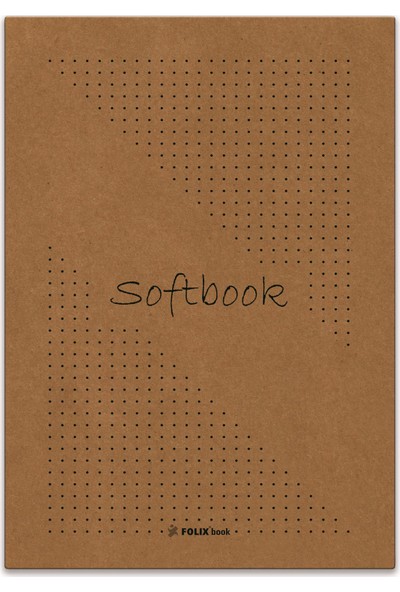 Folix Softbook Kraft Kapak Noktalı Defter 15,5 x 23 cm 2'li Folix Softbook Kraft Kapak Noktalı Defter 15,5 x 23 cm 2'li
