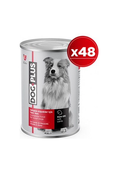 Dogplus Kuzu Etli Köpek Konservesi 415 gr x 48 Adet
