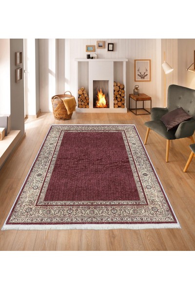 BENZAHOME Dijital Baskılı Deri Taban Halı