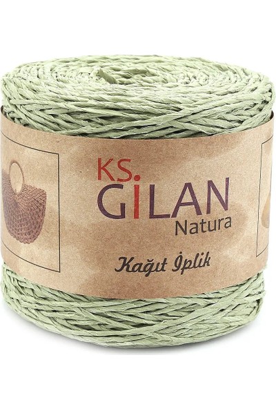 Ks Gilan Gilan Natura Kağıt Iplik Açık Yeşil