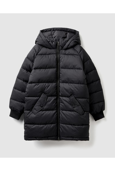 United Colors Of Benetton Kalın Dolgulu Uzun Mont
