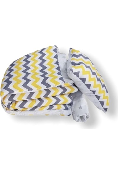 %100 Pamuk Bebek/çocuk Yastık Çarşaf Yorgan Seti Sarı Zikzaklı/gri Yıldızlı %100 Pamuk Bebek/çocuk Yastık Çarşaf Yorgan Seti Sarı Zikzaklı/gri Yıldızlı