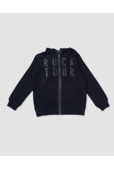 United Colors Of Benetton Yazılı Sweatshirt