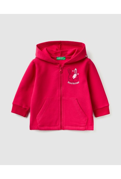 United Colors Of Benetton Yazılı Sweatshirt