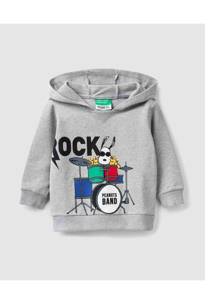United Colors Of Benetton Snoopy Baskılı Sweatshirt