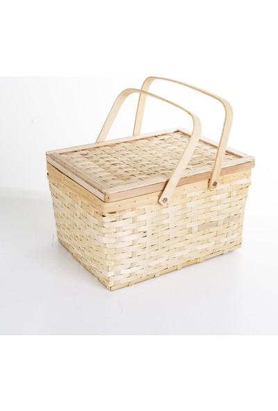 Veramaya Bambu Piknik Sepeti 37X22X29 cm