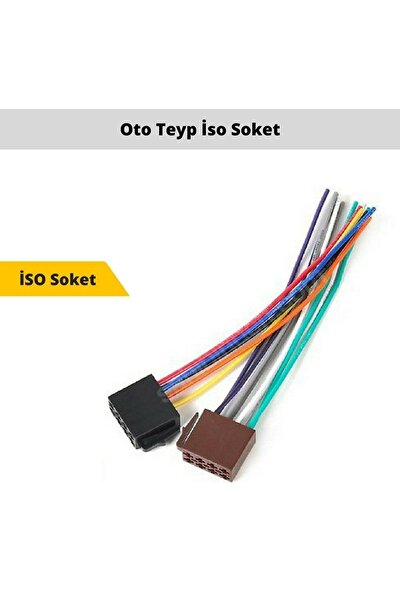 Fully Oto Teyp Hoparlör Soketi Iso Soket
