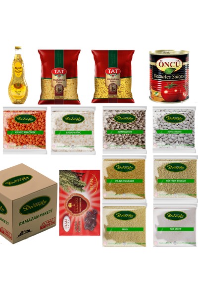 Dedeoğlu Gıda Küçük Boy Ramazan Paketi 13 Parça Dedeoğlu Gıda Küçük Boy Ramazan Paketi 13 Parça