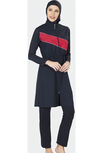 Ladytes Kadın 2136 Paraşüt Tam Kapalı Tesettür Mayo Lacivert Ladytes Kadın 2136 Paraşüt Tam Kapalı Tesettür Mayo Lacivert