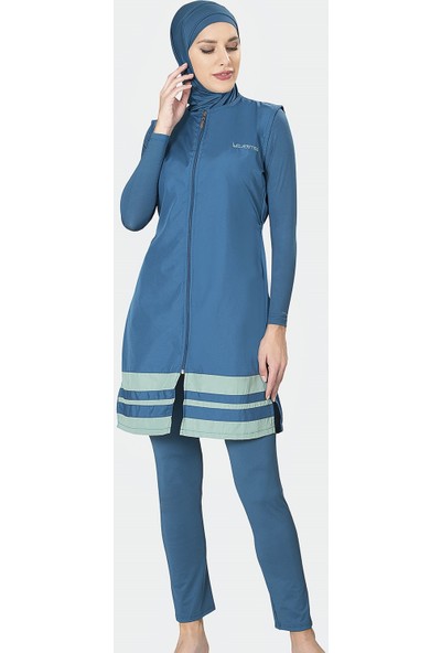 Ladytes Kadın 2172 Tam Kapalı Tesettür Mayo Petrol Ladytes Kadın 2172 Tam Kapalı Tesettür Mayo Petrol