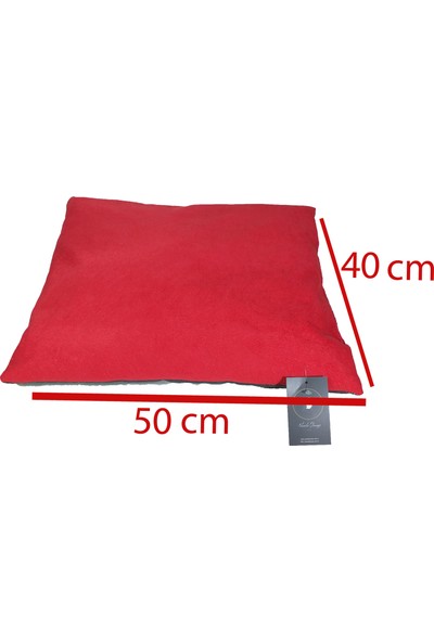 Panda Kedi Minderi Kırmızı