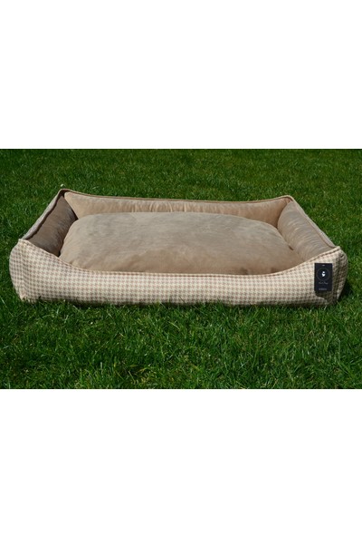 Panda Kahverengi Köpek Yatağı - XL