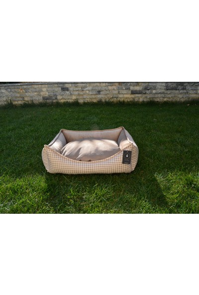 Panda Kahverengi Köpek Yatağı - M