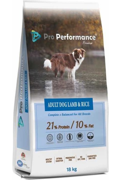 Pro Performance Kuzu Etli Yetişkin Köpek Maması 18 kg