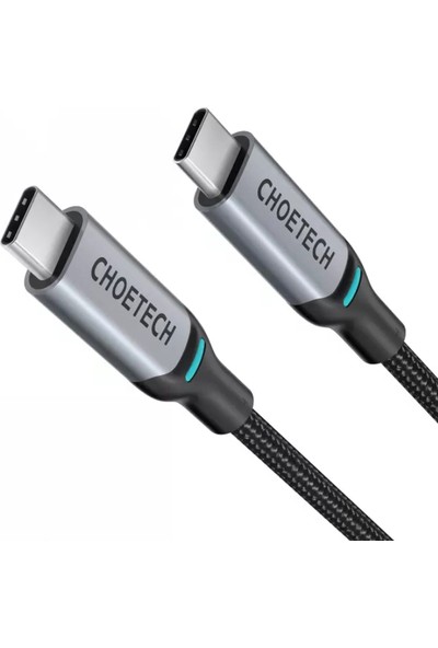 Choetech Type C To Type C 100W Pd Hızlı Şarj Kablosu Gri 1.8 M XCC-1002 Choetech Type C To Type C 100W Pd Hızlı Şarj Kablosu Gri 1.8 M XCC-1002