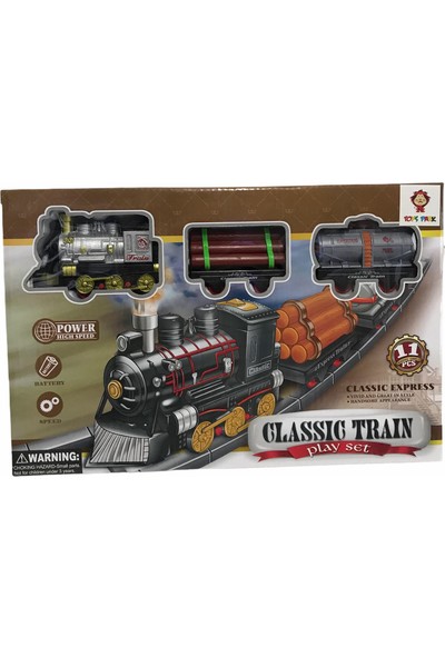 Toys Park Klasik Pilli Tren Seti Toys Park Klasik Pilli Tren Seti