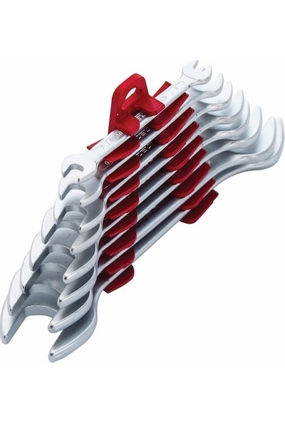 Izeltaş 12'li Iki Ağız Anahtar Takımı Kısa Boy mm