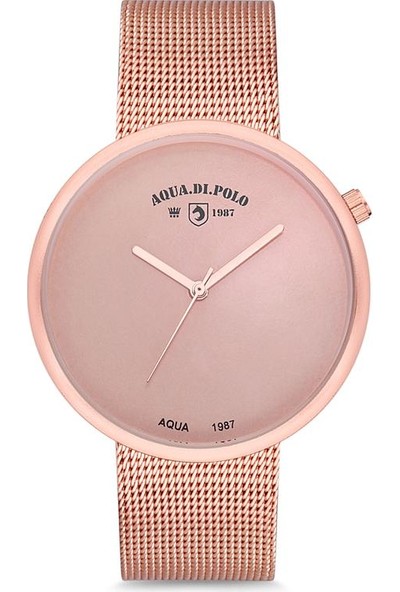 Aqua di Polo Kadın Rose Gold Çelik Kordonlu Analog Kol Saati A9500