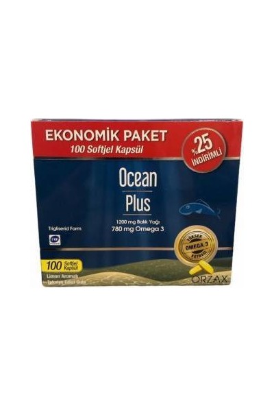 Ocean Plus 1200 Mg 100 Softjel