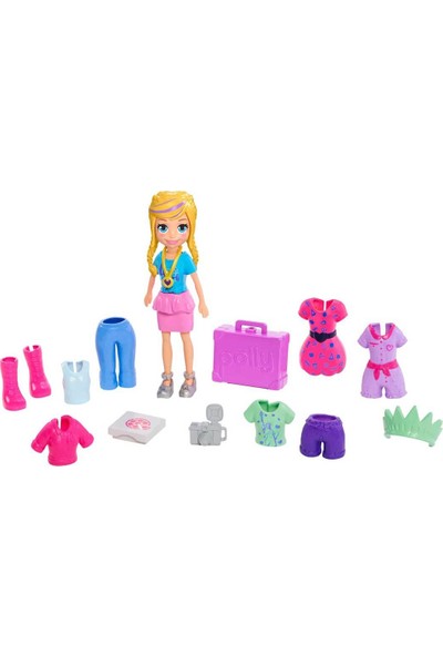 Polly Pocket Seyahatte Oyun Seti GFT92 - Glam Getaway Fashion Pack Polly Pocket Seyahatte Oyun Seti GFT92 - Glam Getaway Fashion Pack