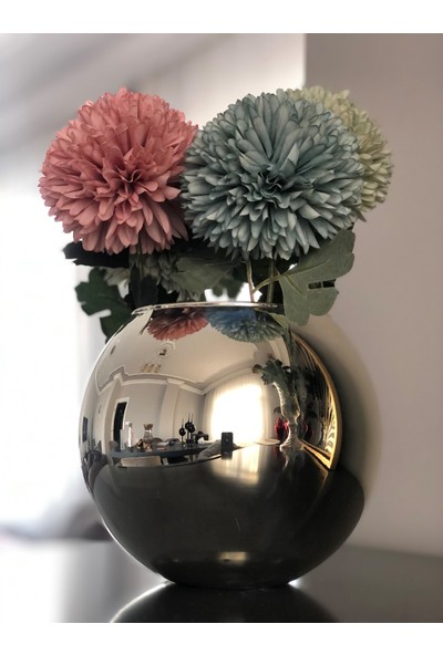 Paşabahçe Cs Home Design Gümüş Fanus Vazo Paşabahçe Cs Home Design Gümüş Fanus Vazo