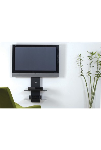 Tec-Supports DS-1010 Çift Raflı Metal Duvar Sehpası (Içinde Üçlü Priz Monteli Şekilde) Tec-Supports DS-1010 Çift Raflı Metal Duvar Sehpası (Içinde Üçlü Priz Monteli Şekilde)