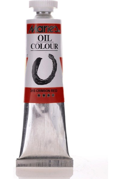Maries 315 Oil Colour Crimson Red 50 ml Maries 315 Oil Colour Crimson Red 50 ml