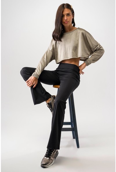 Runever Kadın Ispanyol Paça Tayt 20739