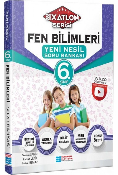 6.Sınıf Fen Bilimleri Video Çözümlü Soru Bankası - Gazi Ceylan 6.Sınıf Fen Bilimleri Video Çözümlü Soru Bankası - Gazi Ceylan