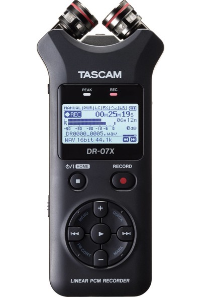 Tascam DR-07X Stereo Ses Kayıt Cihazı ve USB Ses Arabirimi Tascam DR-07X Stereo Ses Kayıt Cihazı ve USB Ses Arabirimi