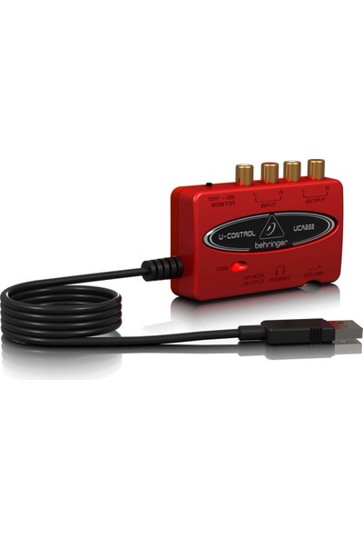 Behringer U-Control UCA222 2-Kanal USB Harici Ses Kartı Behringer U-Control UCA222 2-Kanal USB Harici Ses Kartı