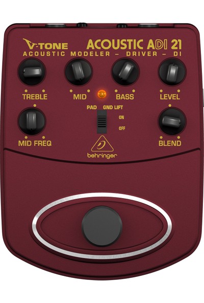 Behringer V-Tone Acoustic ADI21 Akustik Gitar Preamp / Dı Box Behringer V-Tone Acoustic ADI21 Akustik Gitar Preamp / Dı Box