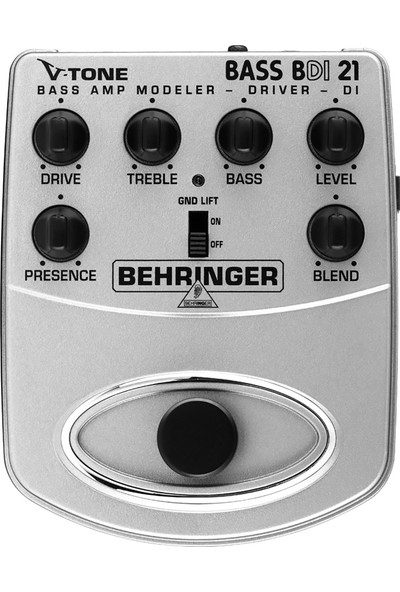 Behringer V-Tone BDI21 Bas Gitar Preamp / Dı Box / Amp Modeler Behringer V-Tone BDI21 Bas Gitar Preamp / Dı Box / Amp Modeler