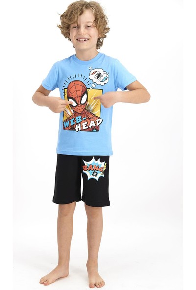 Spider Man Erkek Çocuk Bermuda Takımı D4551-3 21Y