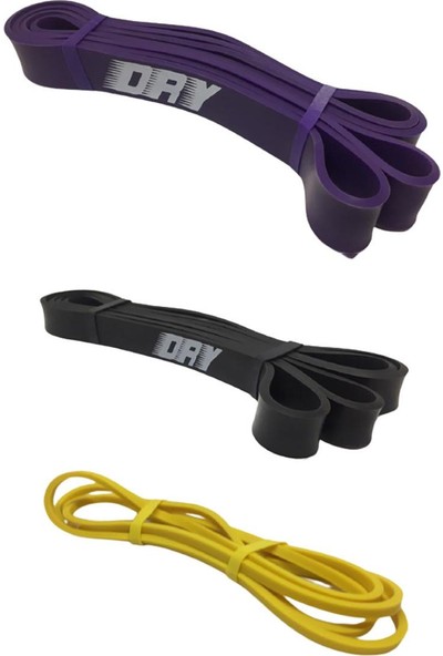 Dry Powerband Direnç Lastiği 3'lü Set 6,35 mm - 20,60 mm - 31,75 mm