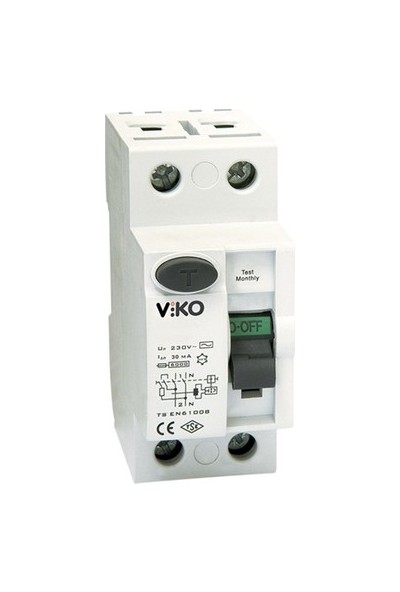 Viko Kaçak Akım Rölesi 2P 40A 30Ma Viko Kaçak Akım Rölesi 2P 40A 30Ma