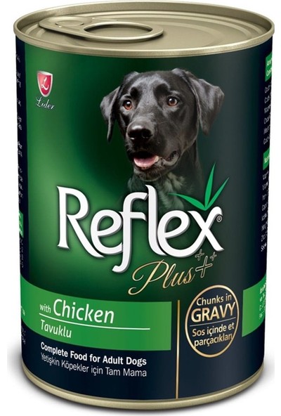 Reflex Plus Tavuklu Parça Etli Köpek Konservesi 400 gr 10'lu Set Idili Reflex Plus Tavuklu Parça Etli Köpek Konservesi 400 gr 10'lu Set Idili
