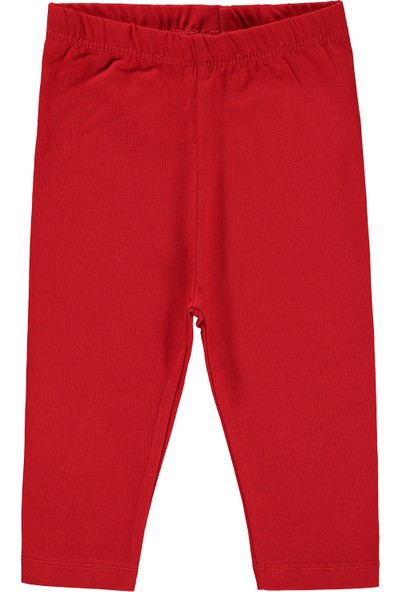 Kujju Kız Bebek Tayt 6-18 Ay Kırmızı