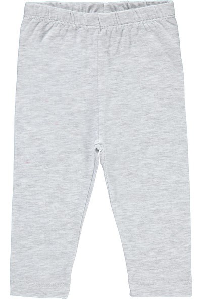 Kujju Kız Bebek Tayt 6-18 Ay Gri