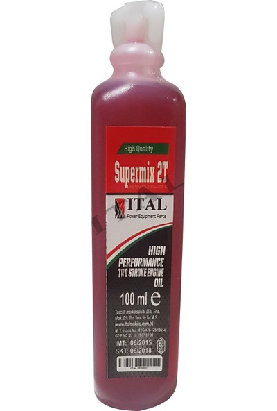 İtal Supermix Iki 2 Zamanlı Motor Yağı 100 ml İtal Supermix Iki 2 Zamanlı Motor Yağı 100 ml