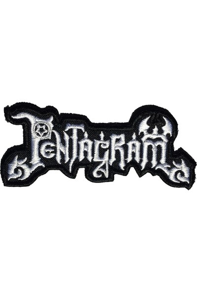 Metal Giyim Pentagram Ufak Boy Patch Yama Metal Giyim Pentagram Ufak Boy Patch Yama