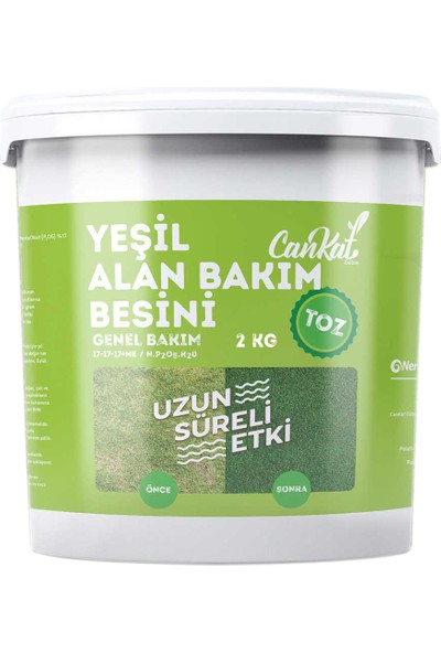 Cankat Yeşil Alan Bakım Besini /genel Bakım (17-17-17+Me) - 2 kg