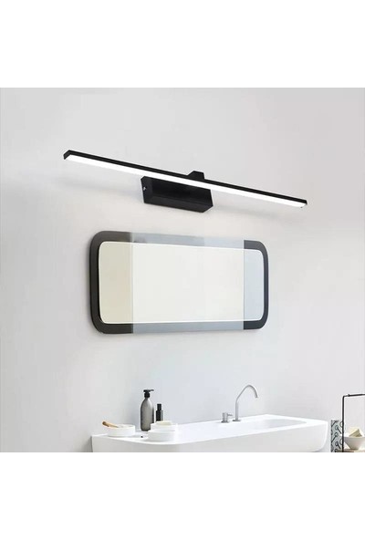 Sinem Avize Siyah Tablo Ayna Banyo Apliği Beyaz Ledli 50 cm Aplik Sinem Avize Siyah Tablo Ayna Banyo Apliği Beyaz Ledli 50 cm Aplik