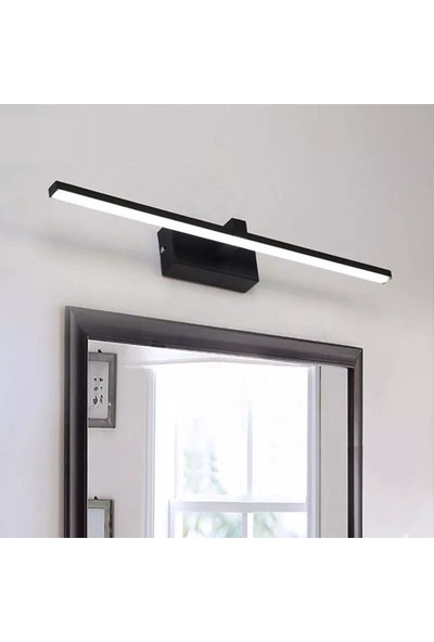 Sinem Avize Siyah Tablo Ayna Banyo Apliği Beyaz Ledli 60 cm Aplik Sinem Avize Siyah Tablo Ayna Banyo Apliği Beyaz Ledli 60 cm Aplik