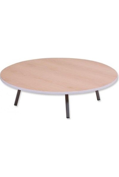 Sivasgözde Ecowood Katlanır Ayaklı Yuvarlak Yer Sofrası 60CM